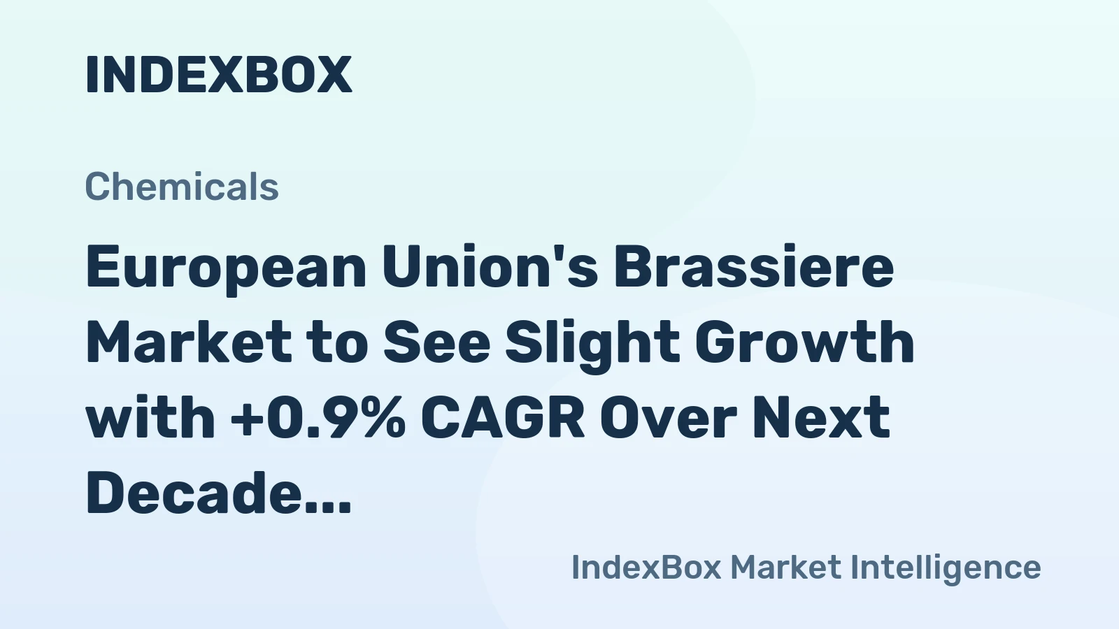 European Union's Brassiere Market to See Slight Growth with +0.9% CAGR Over Next Decade