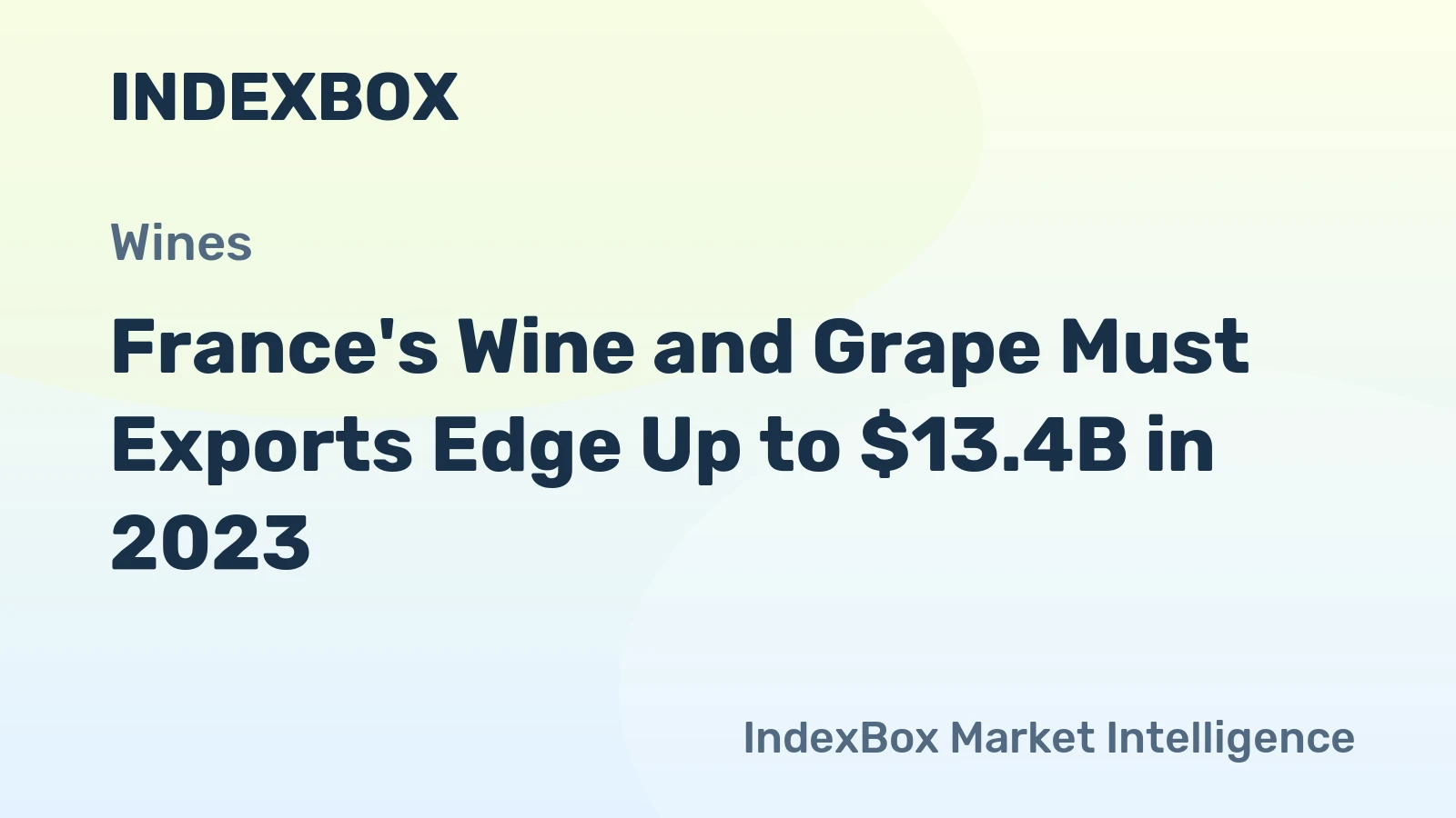 France's Wine and Grape Must Exports Edge Up to $13.4B in 2023