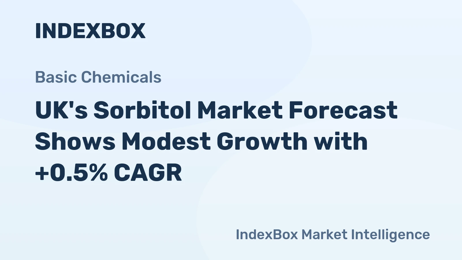 UK's Sorbitol Market Forecast Shows Modest Growth with +0.5% CAGR