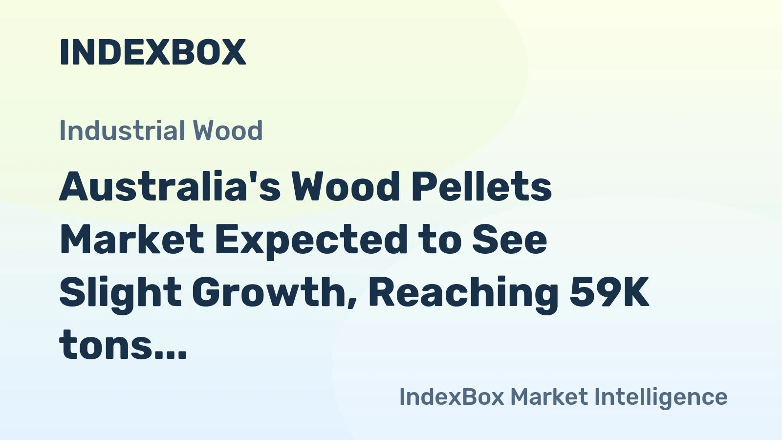 Australia's Wood Pellets Market Expected to See Slight Growth, Reaching 59K tons by 2035