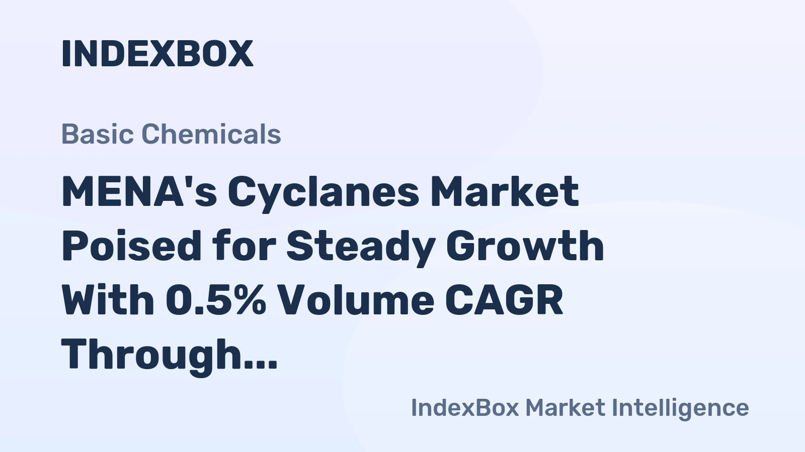 MENA's Cyclanes Market Poised for Steady Growth With 0.5% Volume CAGR Through 2035