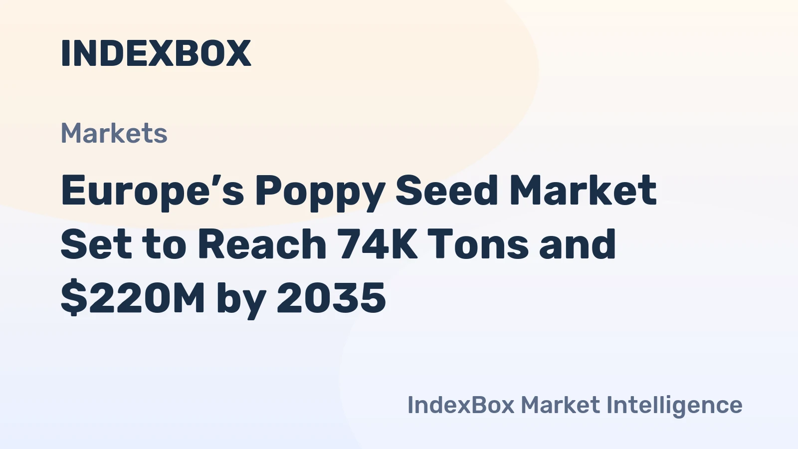 Europe’s Poppy Seed Market Set to Reach 74K Tons and $220M by 2035