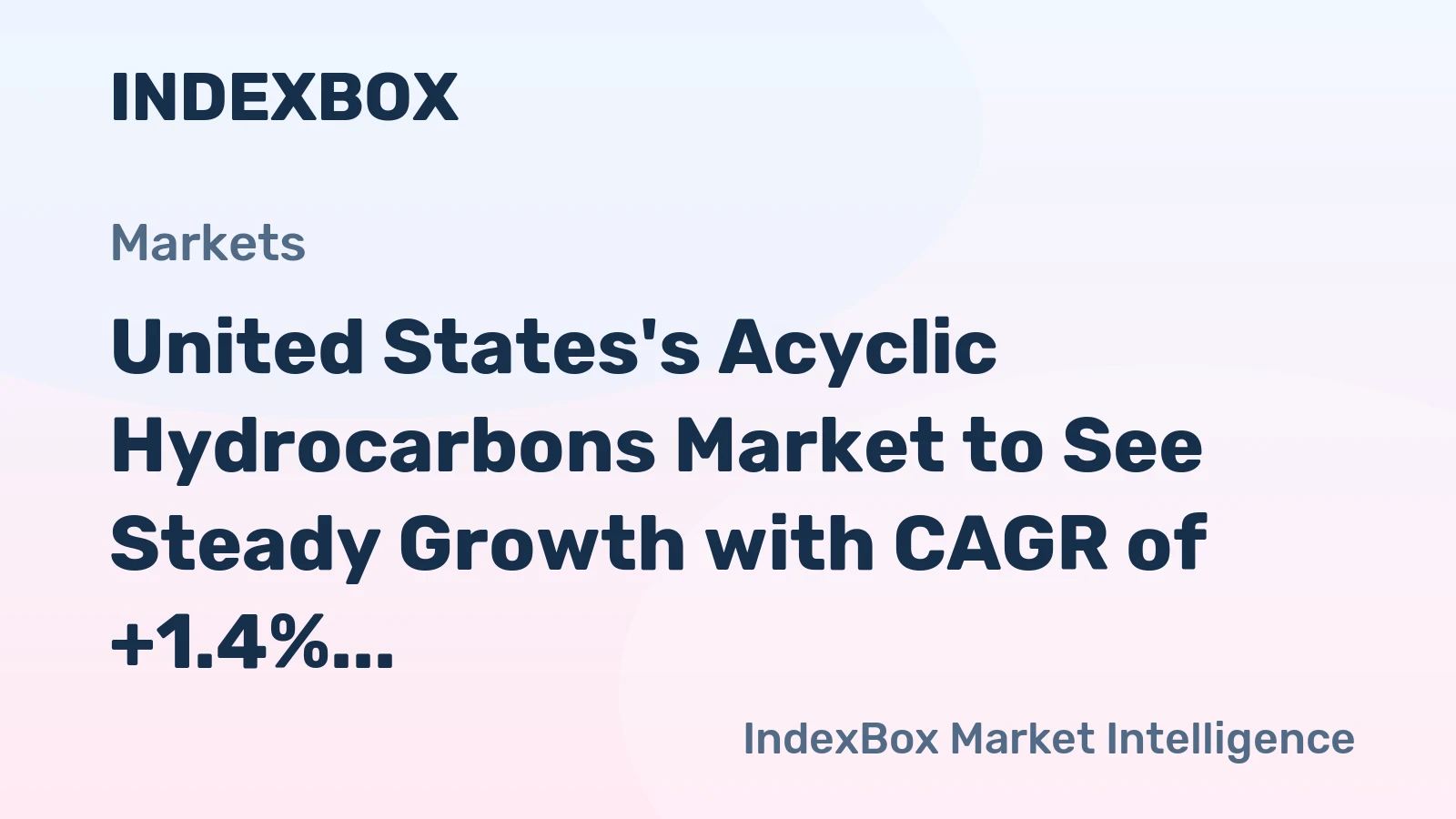 United States's Acyclic Hydrocarbons Market to See Steady Growth with CAGR of +1.4% from 2024-2035