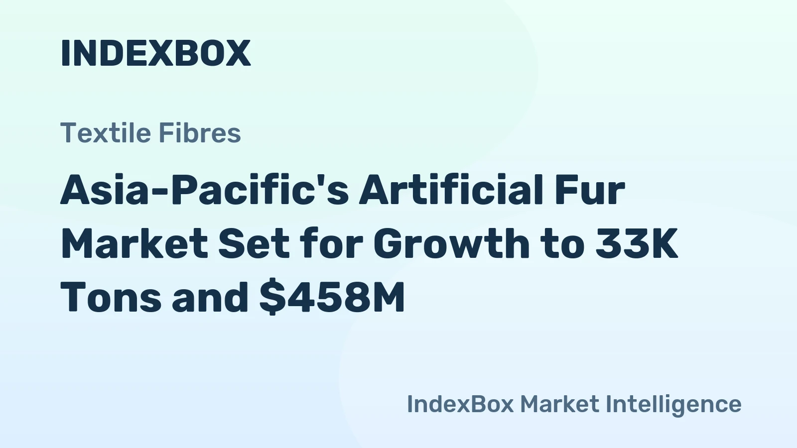 Asia-Pacific's Artificial Fur Market Set for Growth to 33K Tons and $458M