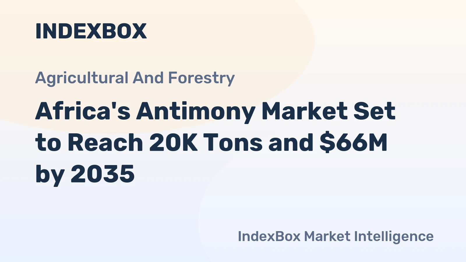 Africa's Antimony Market Set to Reach 20K Tons and $66M by 2035