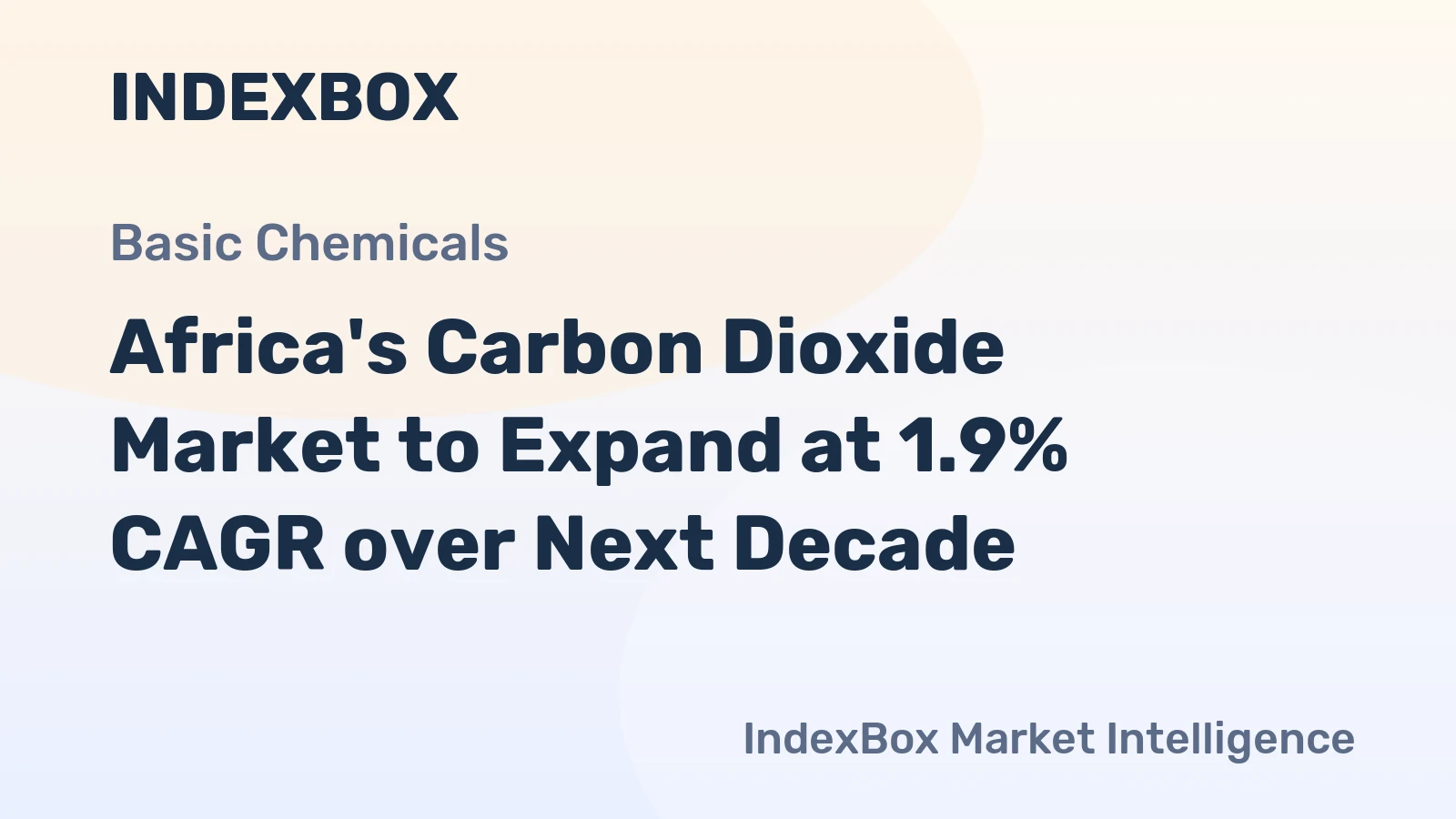Africa's Carbon Dioxide Market to Expand at 1.9% CAGR over Next Decade