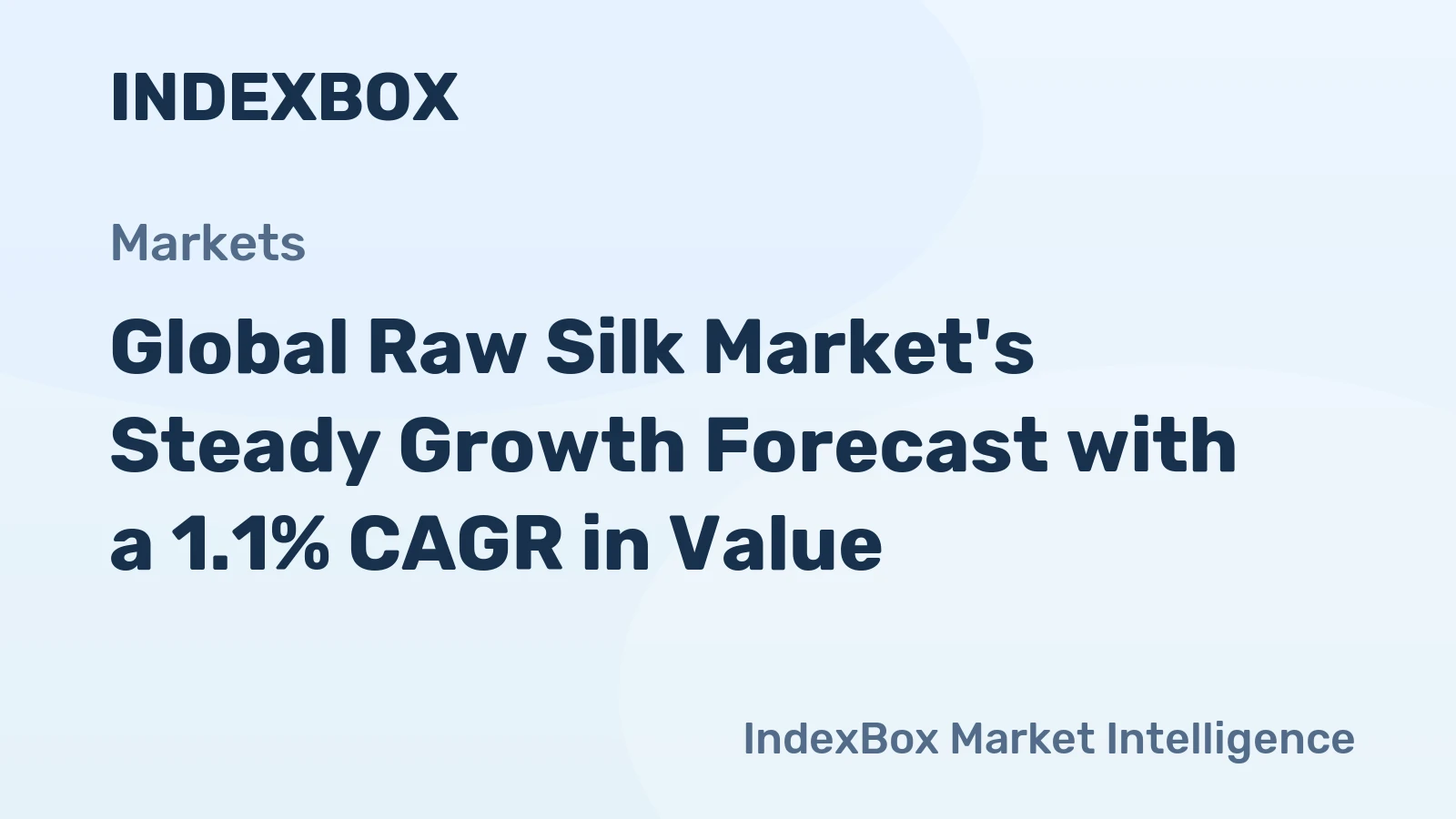 Global Raw Silk Market's Steady Growth Forecast with a 1.1% CAGR in Value