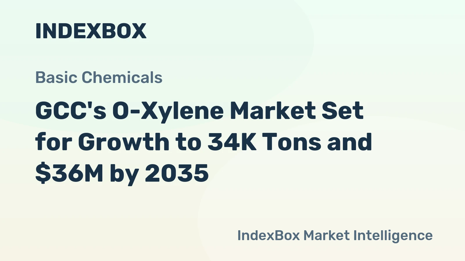GCC's O-Xylene Market Set for Growth to 34K Tons and $36M by 2035