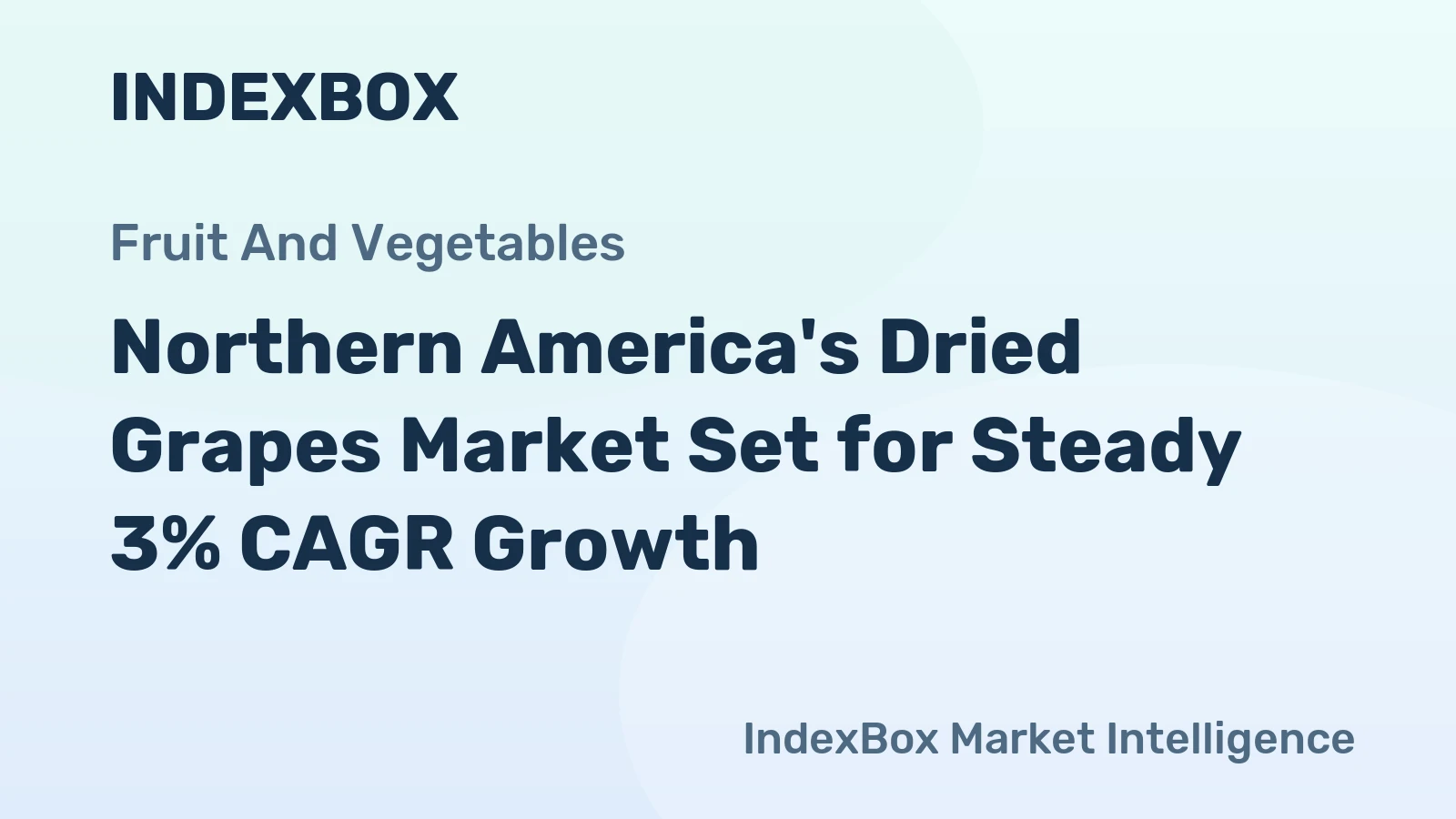 Northern America's Dried Grapes Market Set for Steady 3% CAGR Growth
