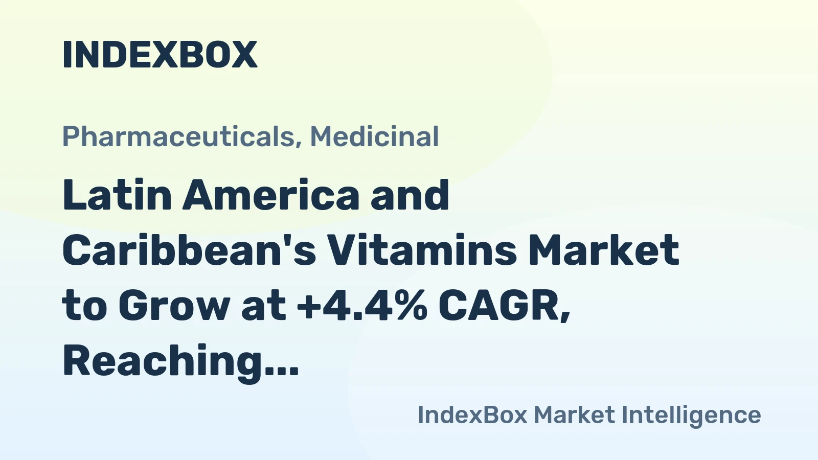 Latin America and Caribbean's Vitamins Market to Grow at +4.4% CAGR, Reaching 142K Tons by 2035