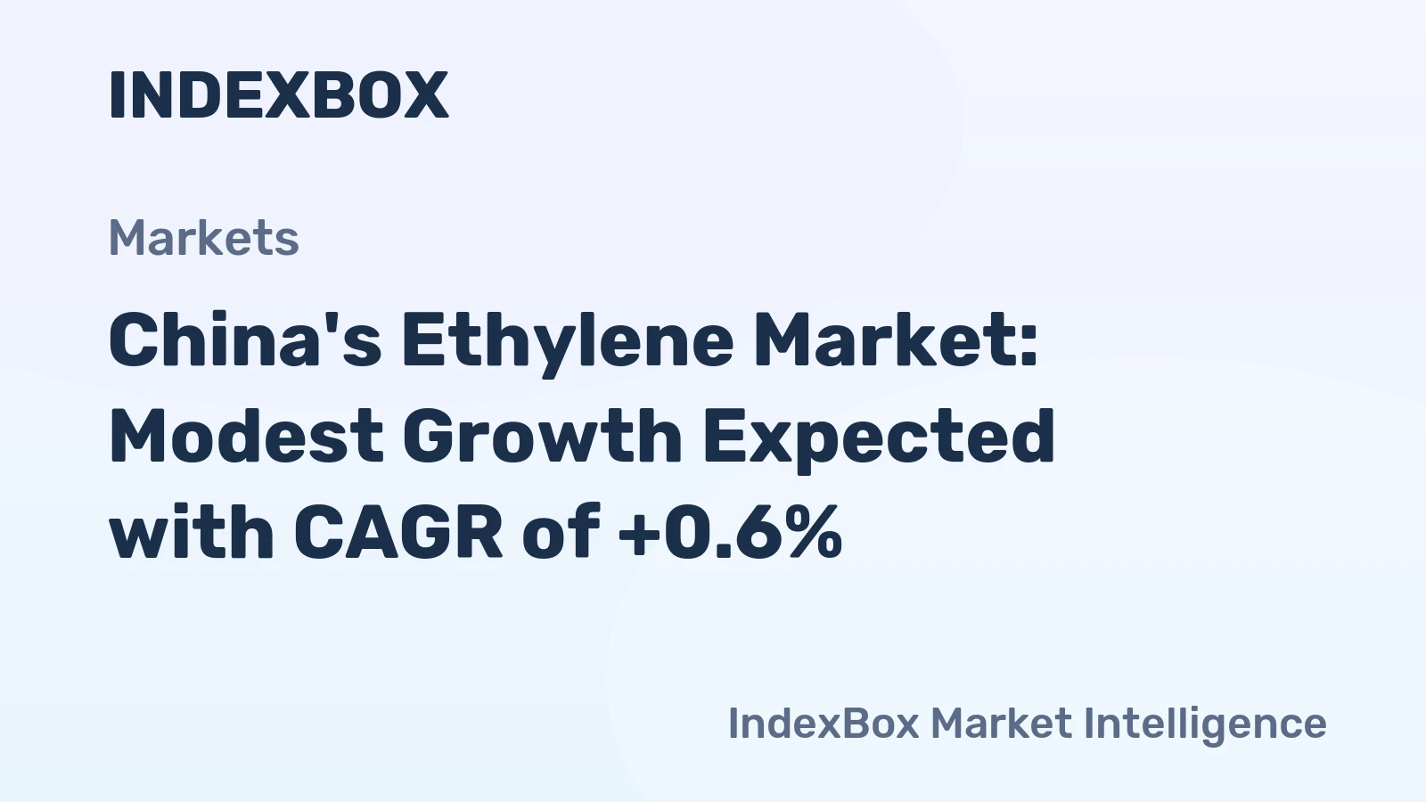 China's Ethylene Market: Modest Growth Expected with CAGR of +0.6%