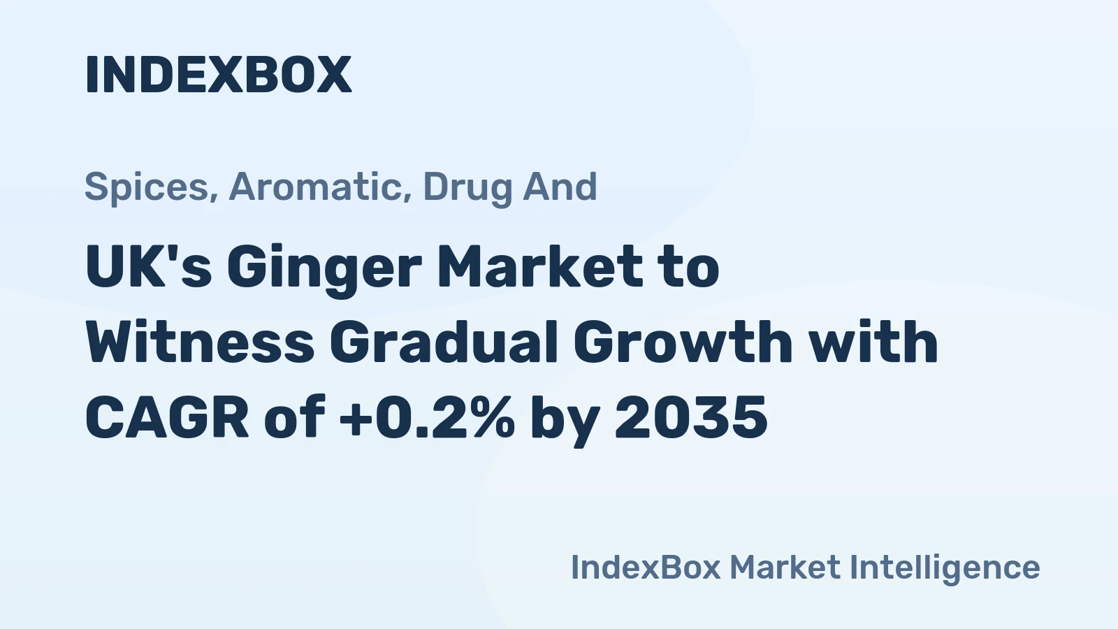 UK's Ginger Market to Witness Gradual Growth with CAGR of +0.2% by 2035