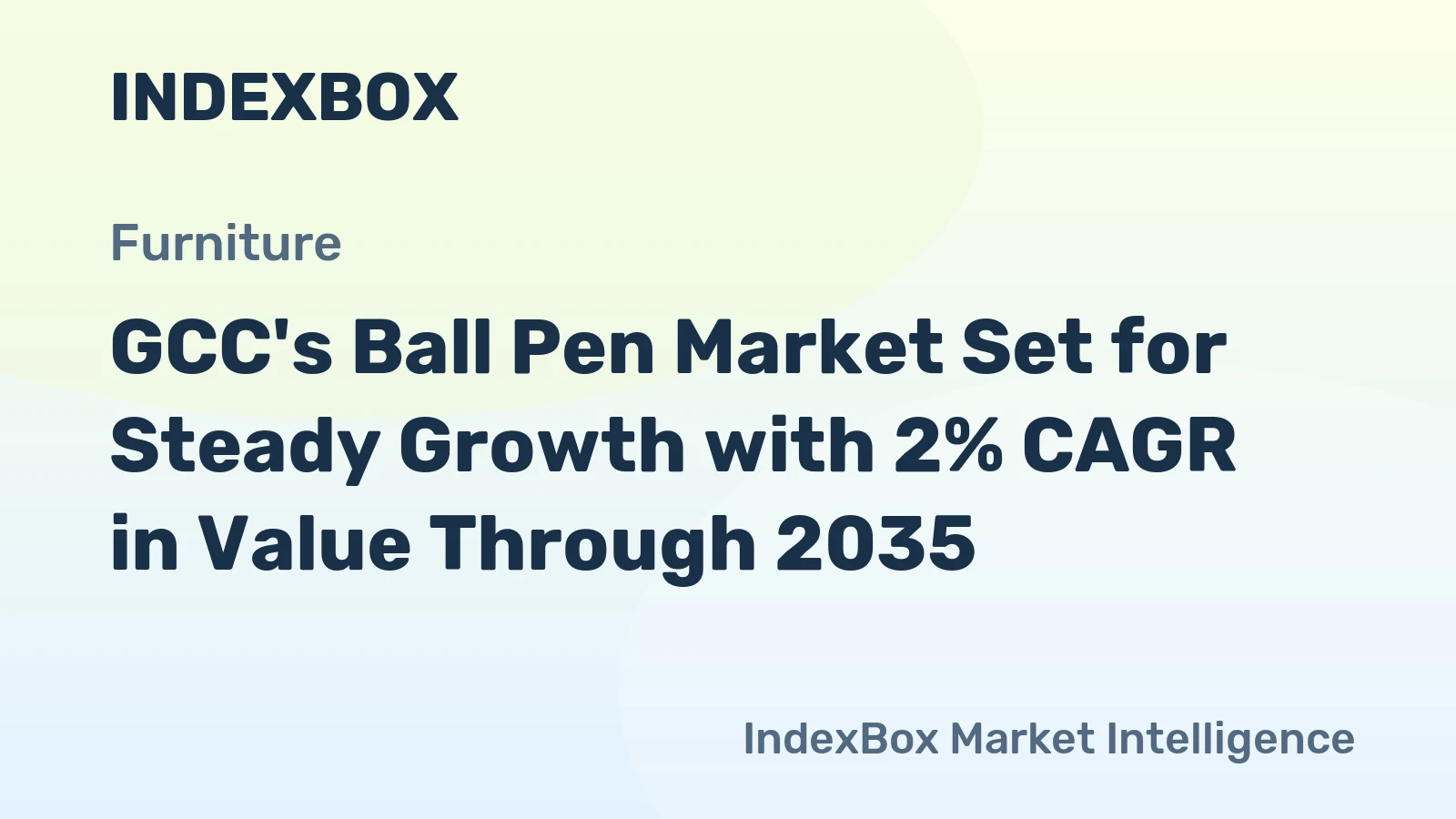 GCC's Ball Pen Market Set for Steady Growth with 2% CAGR in Value Through 2035