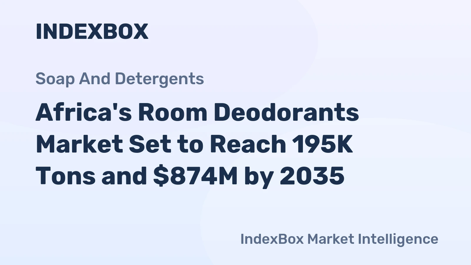 Africa's Room Deodorants Market Set to Reach 195K Tons and $874M by 2035