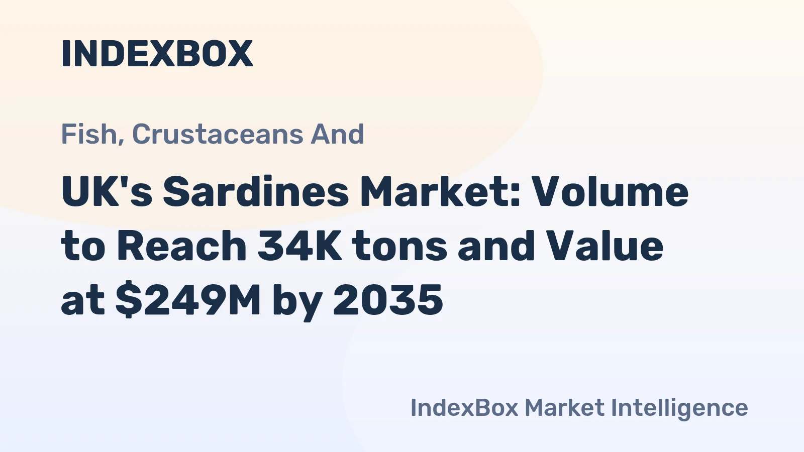 UK's Sardines Market: Volume to Reach 34K tons and Value at $249M by 2035