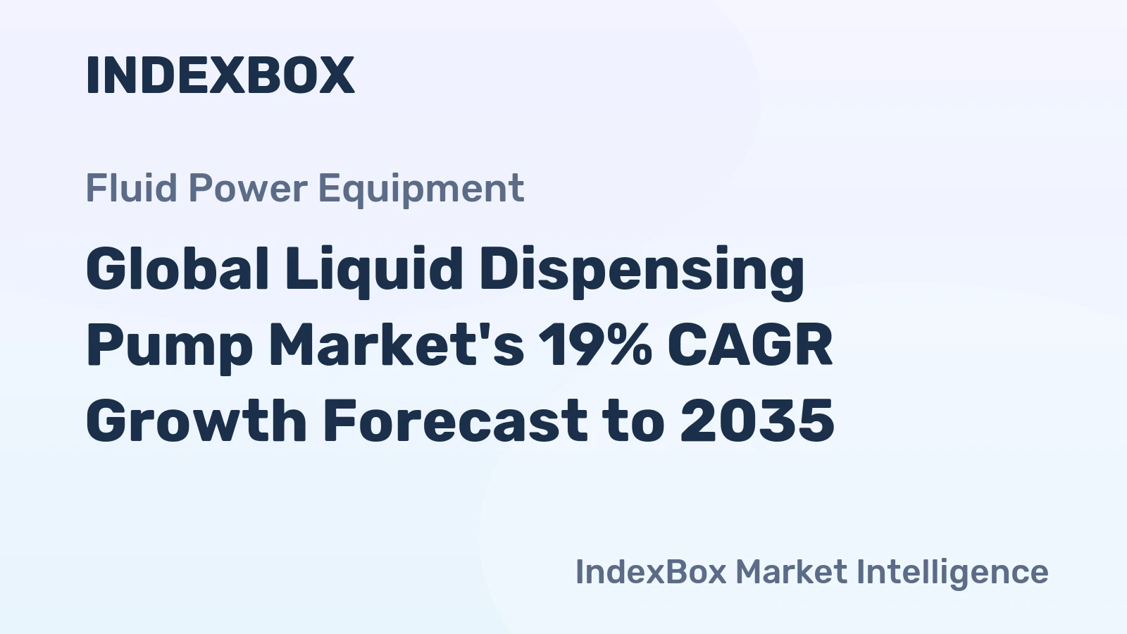 Global Liquid Dispensing Pump Market's 19% CAGR Growth Forecast to 2035