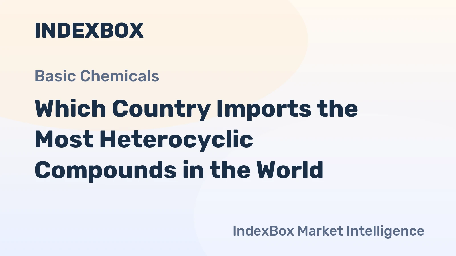Which Country Imports the Most Heterocyclic Compounds in the World?