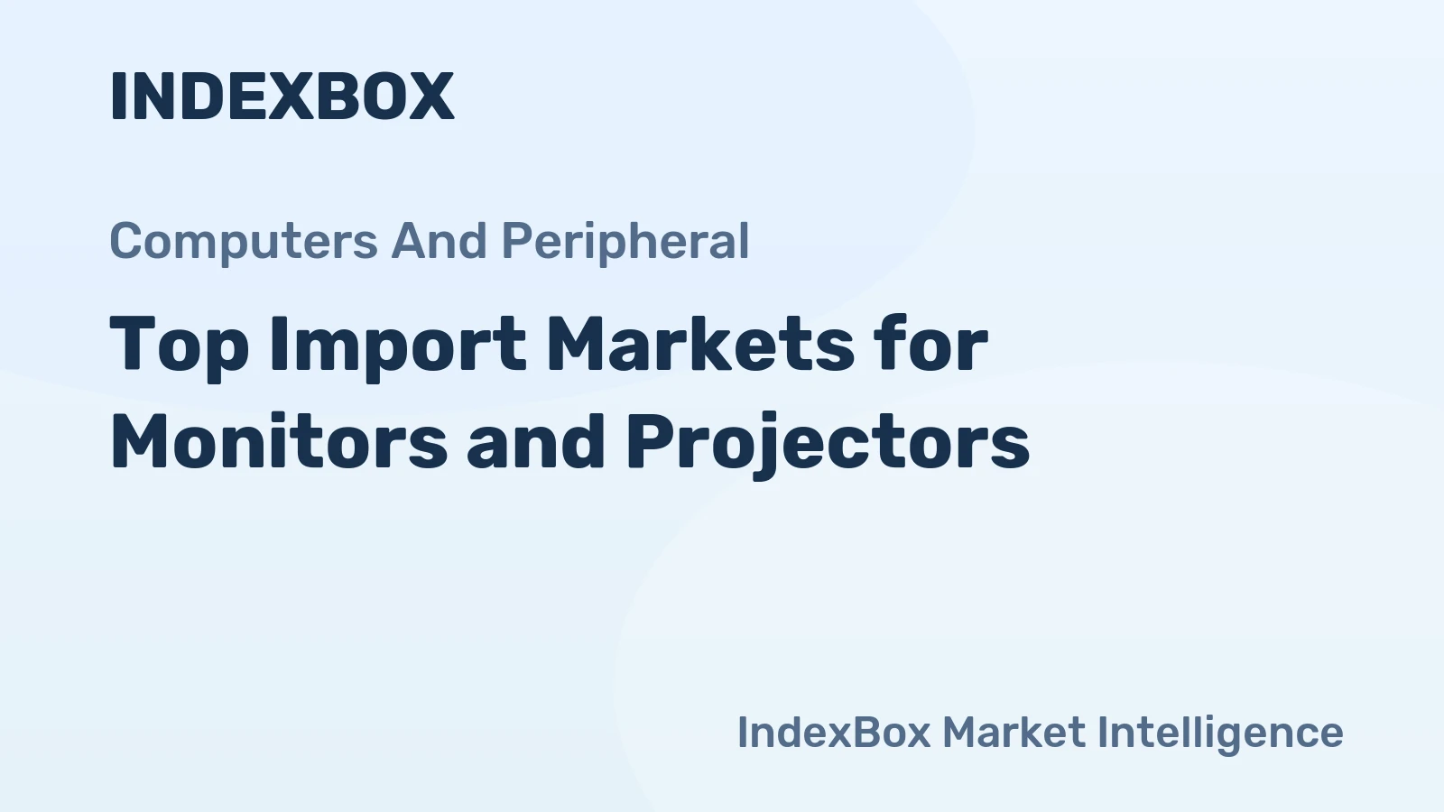 Top Import Markets for Monitors and Projectors