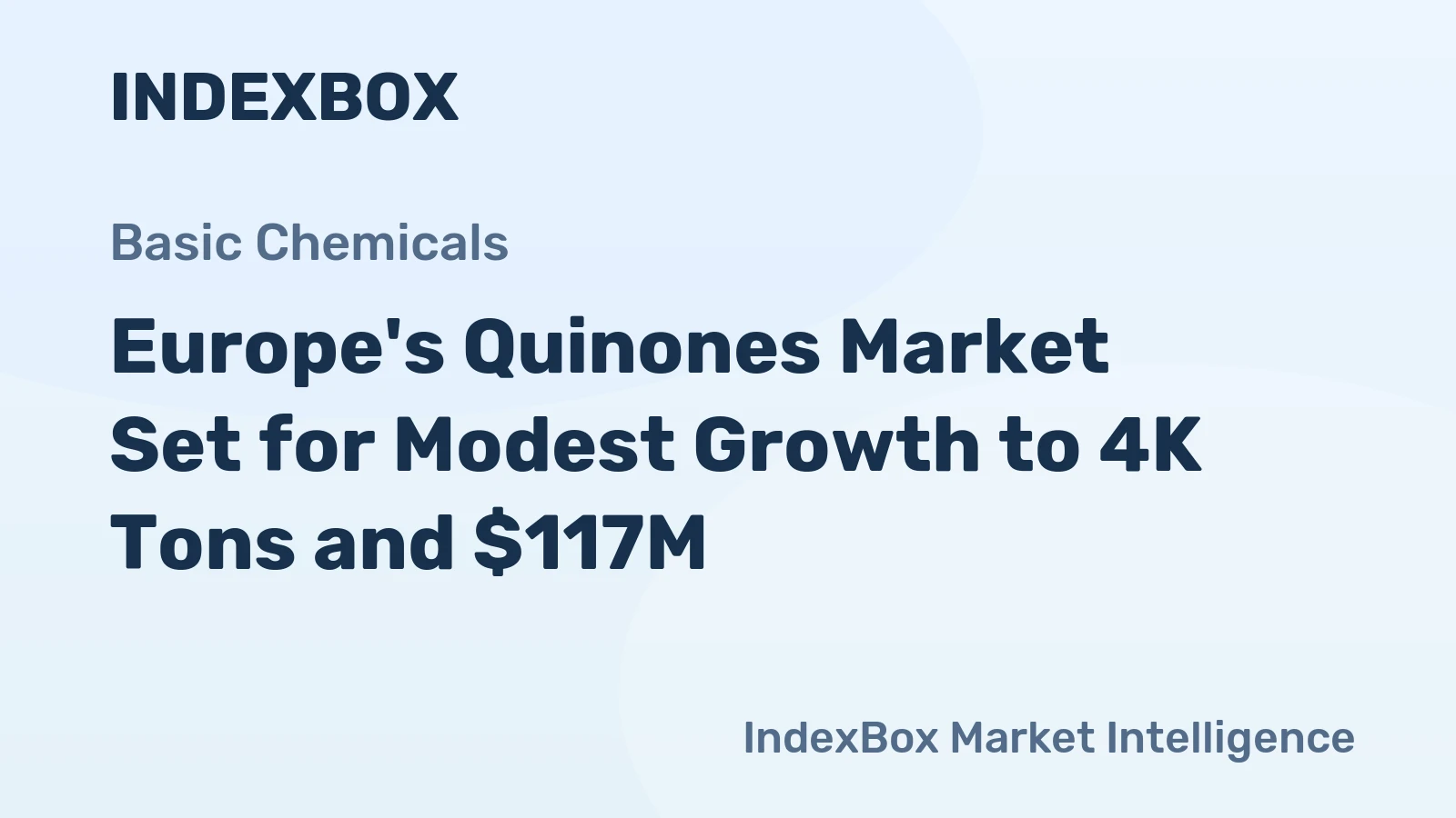 Europe's Quinones Market Set for Modest Growth to 4K Tons and $117M