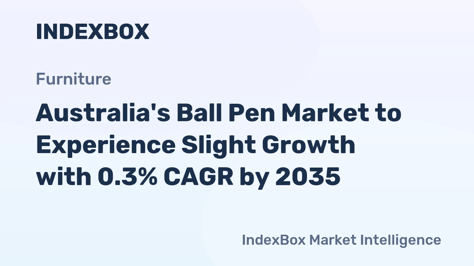 Australia's Ball Pen Market to Experience Slight Growth with 0.3% CAGR by 2035