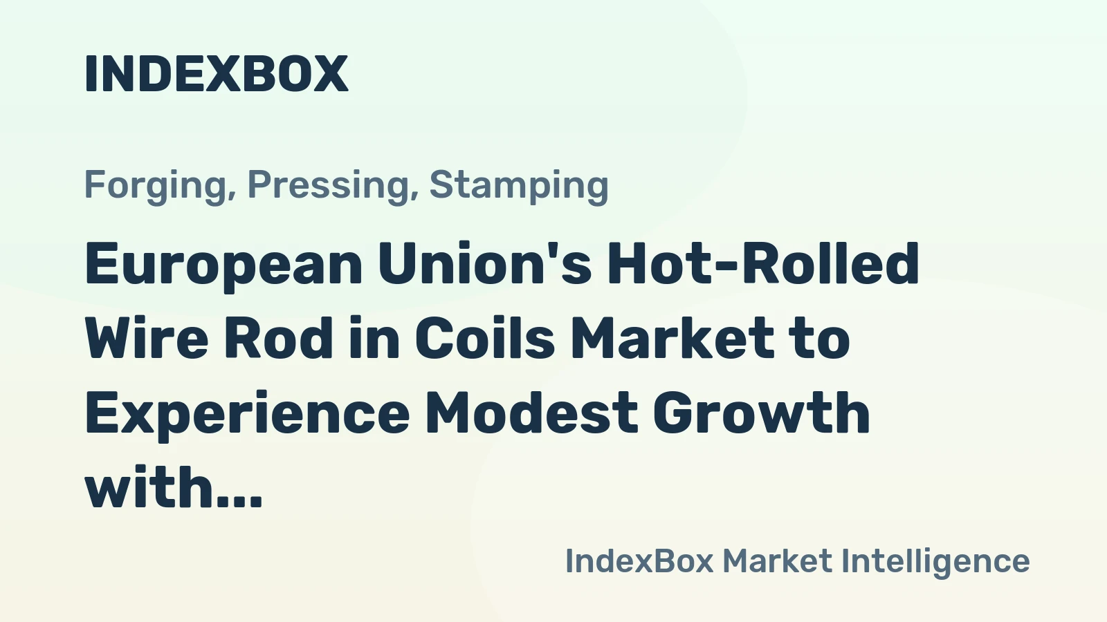 European Union's Hot-Rolled Wire Rod in Coils Market to Experience Modest Growth with +1.0% CAGR by 2035