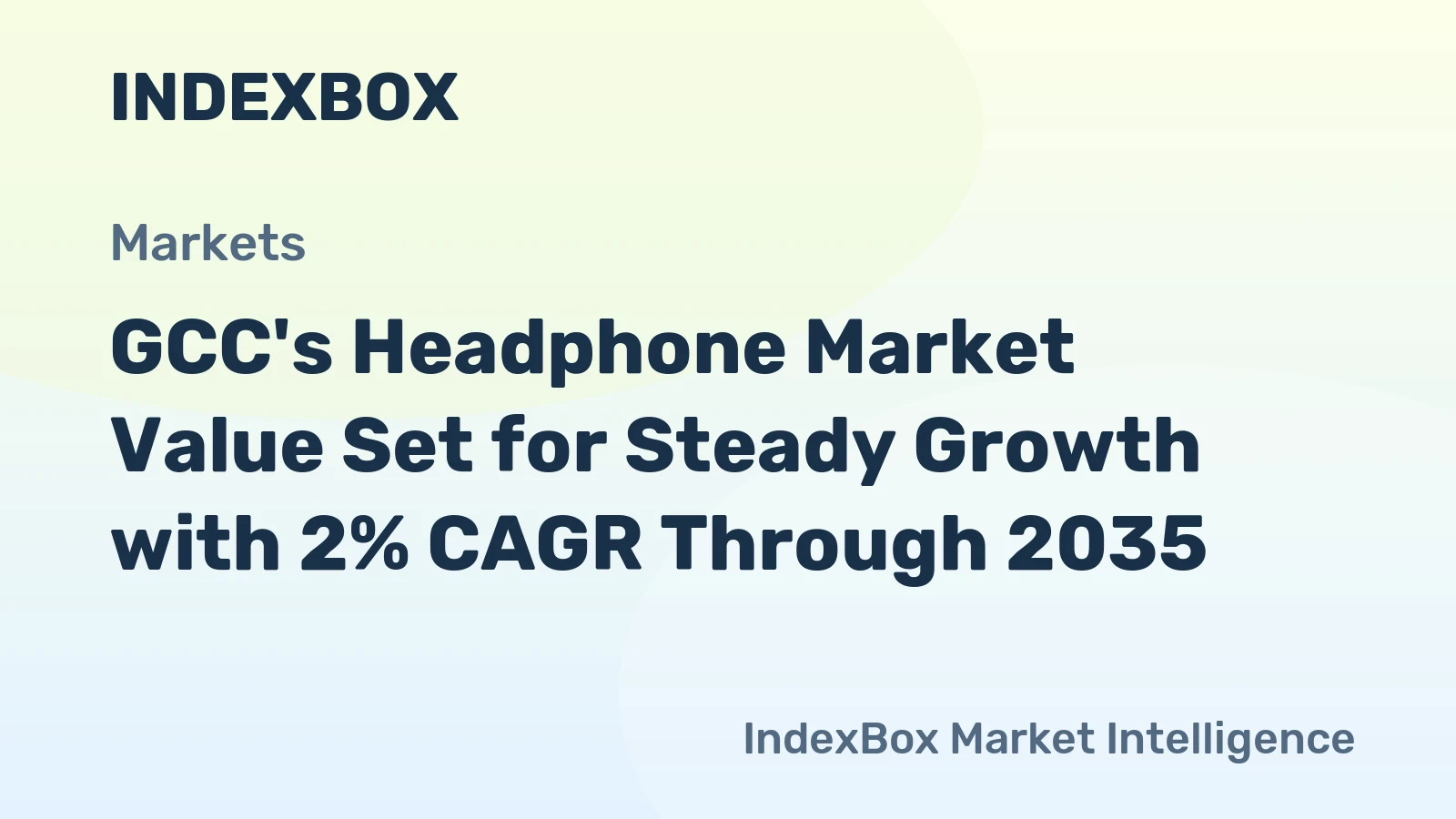 GCC's Headphone Market Value Set for Steady Growth with 2% CAGR Through 2035