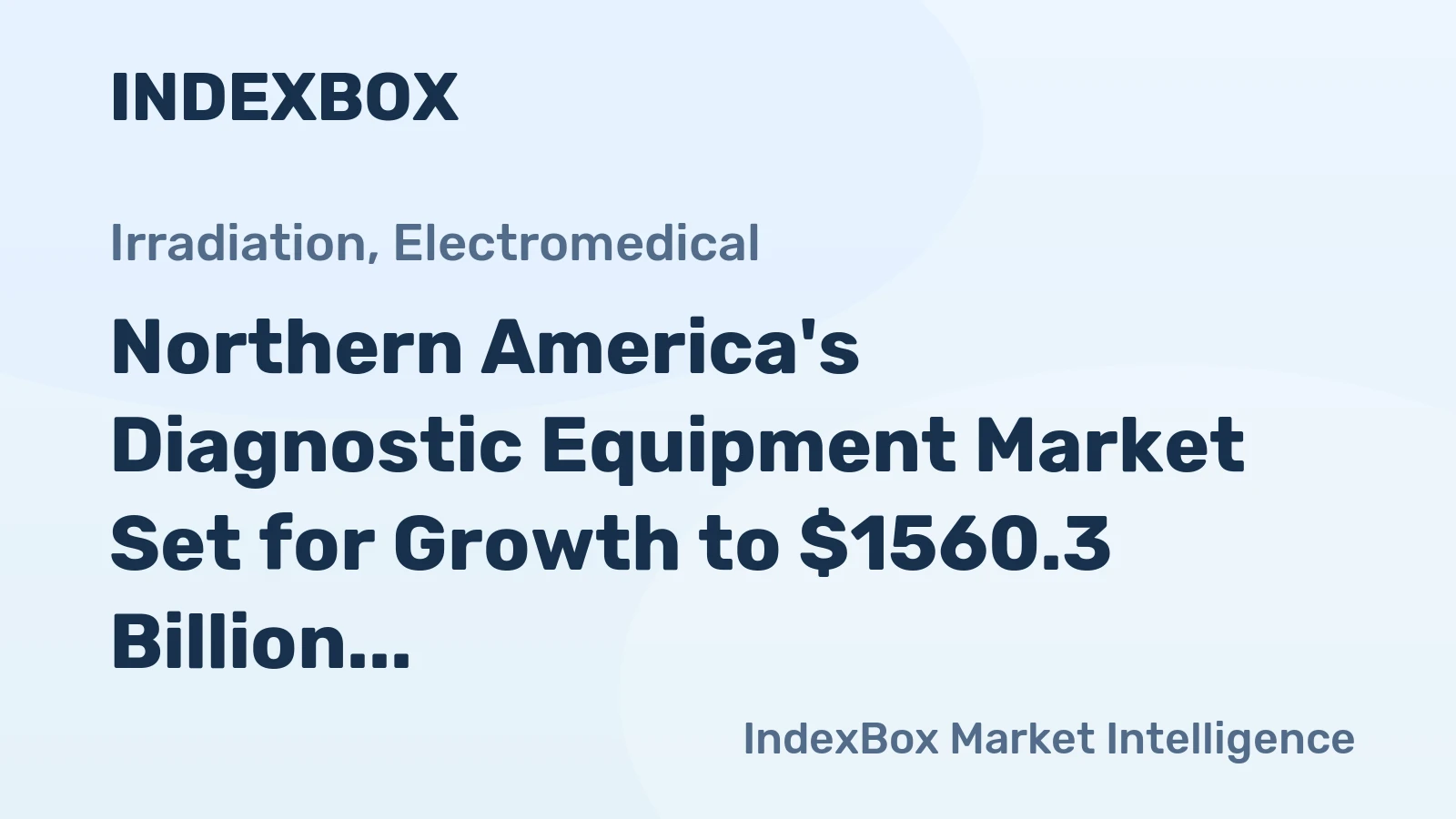 Northern America's Diagnostic Equipment Market Set for Growth to $1560.3 Billion by 2035