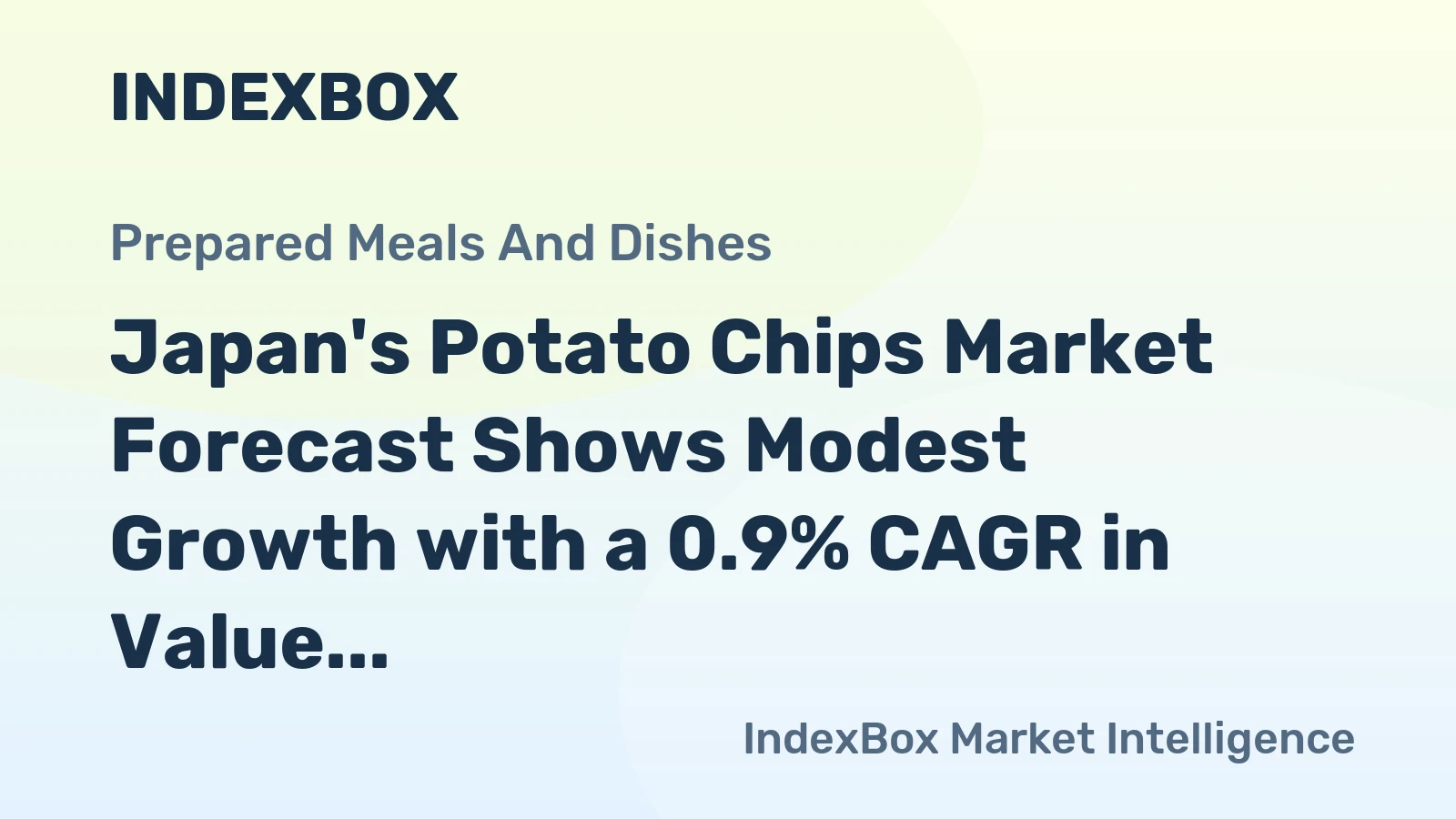 Japan's Potato Chips Market Forecast Shows Modest Growth with a 0.9% CAGR in Value