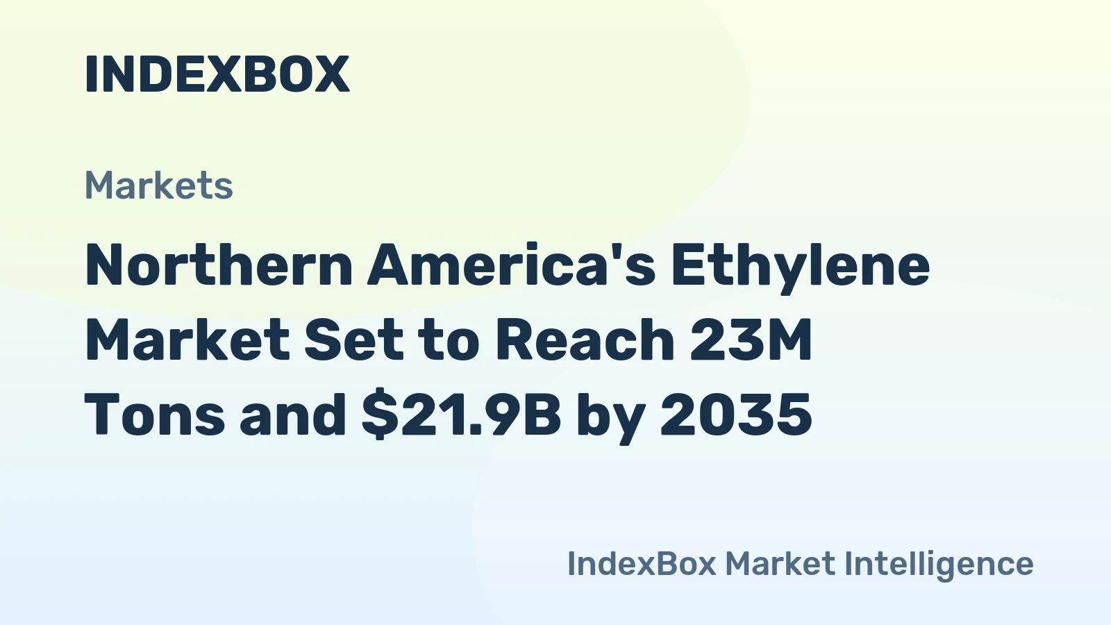Northern America's Ethylene Market Set to Reach 23M Tons and $21.9B by 2035