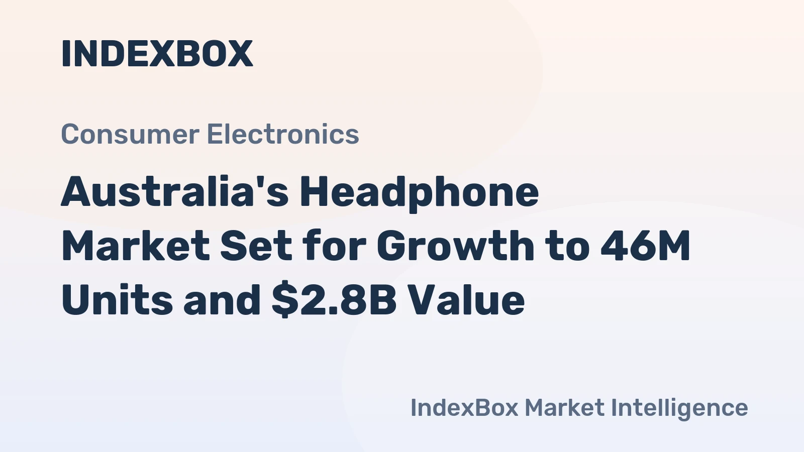 Australia's Headphone Market Set for Growth to 46M Units and $2.8B Value