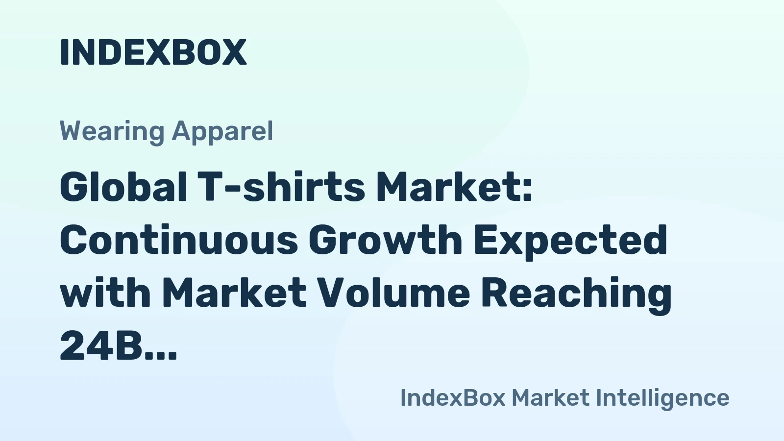 Global T-shirts Market: Continuous Growth Expected with Market Volume Reaching 24B Units and Value Reaching $101.5B by 2035
