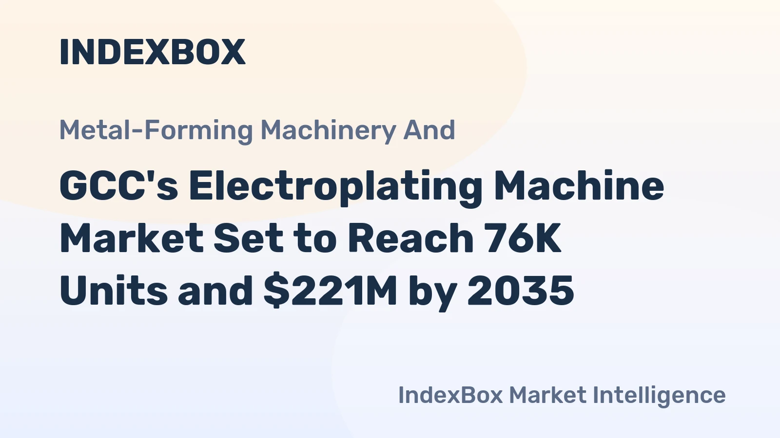 GCC's Electroplating Machine Market Set to Reach 76K Units and $221M by 2035