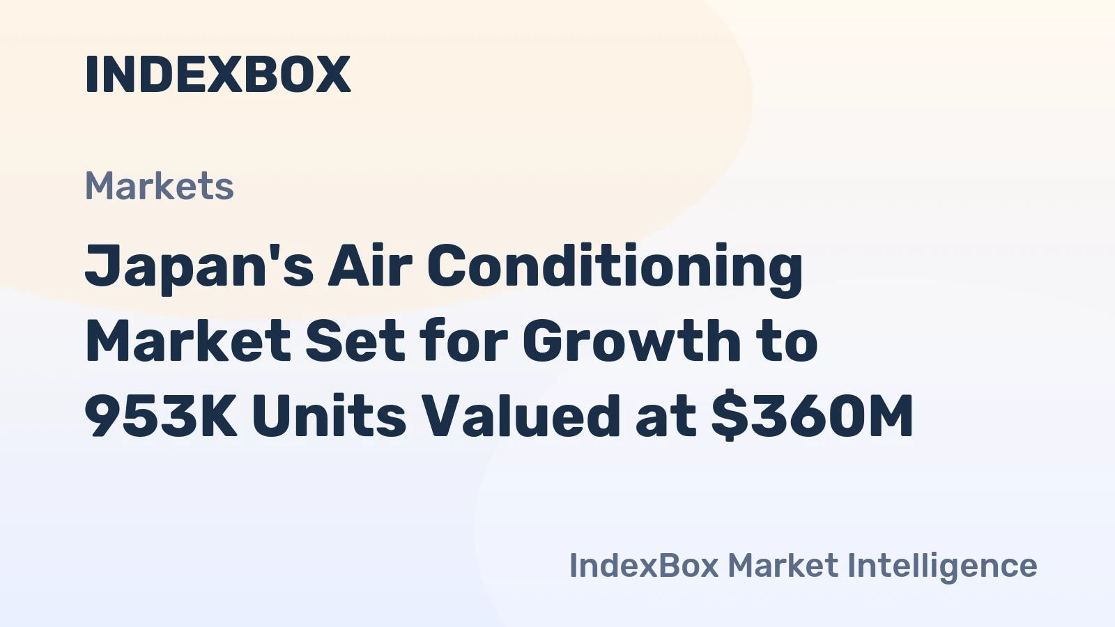 Japan's Air Conditioning Market Set for Growth to 953K Units Valued at $360M