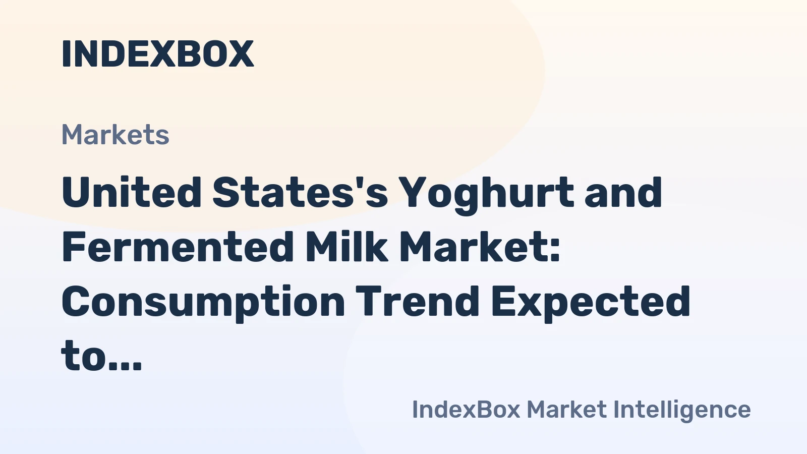 United States's Yoghurt and Fermented Milk Market: Consumption Trend Expected to Continue Upward, Reaching 8.4M Tons by 2035 with Market Value of $12.6B