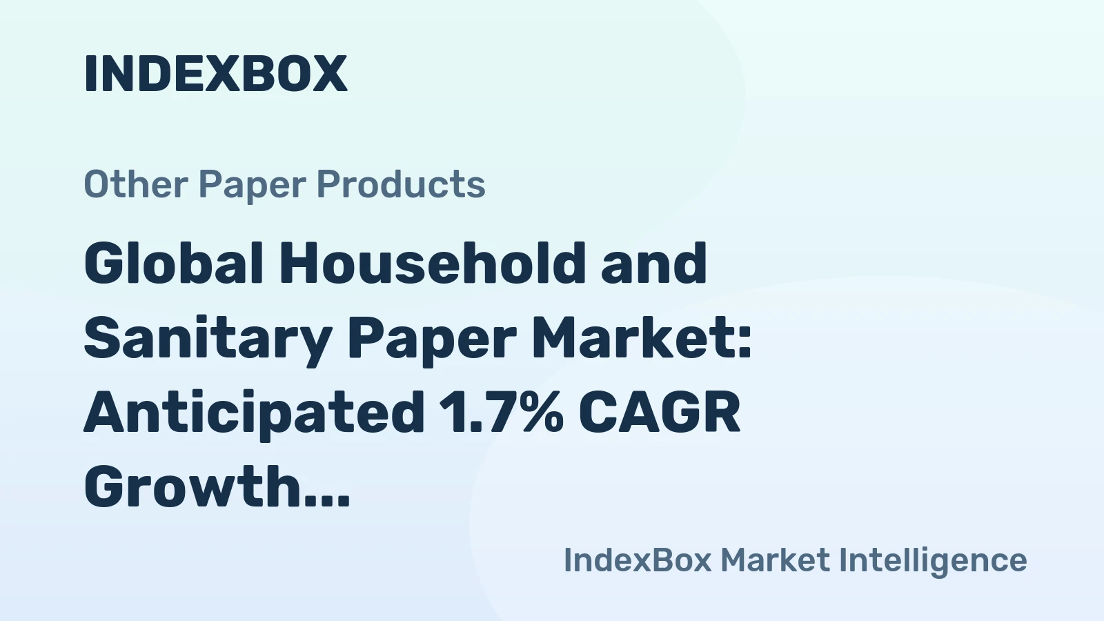 Global Household and Sanitary Paper Market: Anticipated 1.7% CAGR Growth Expected to Reach 112M Tons by 2035