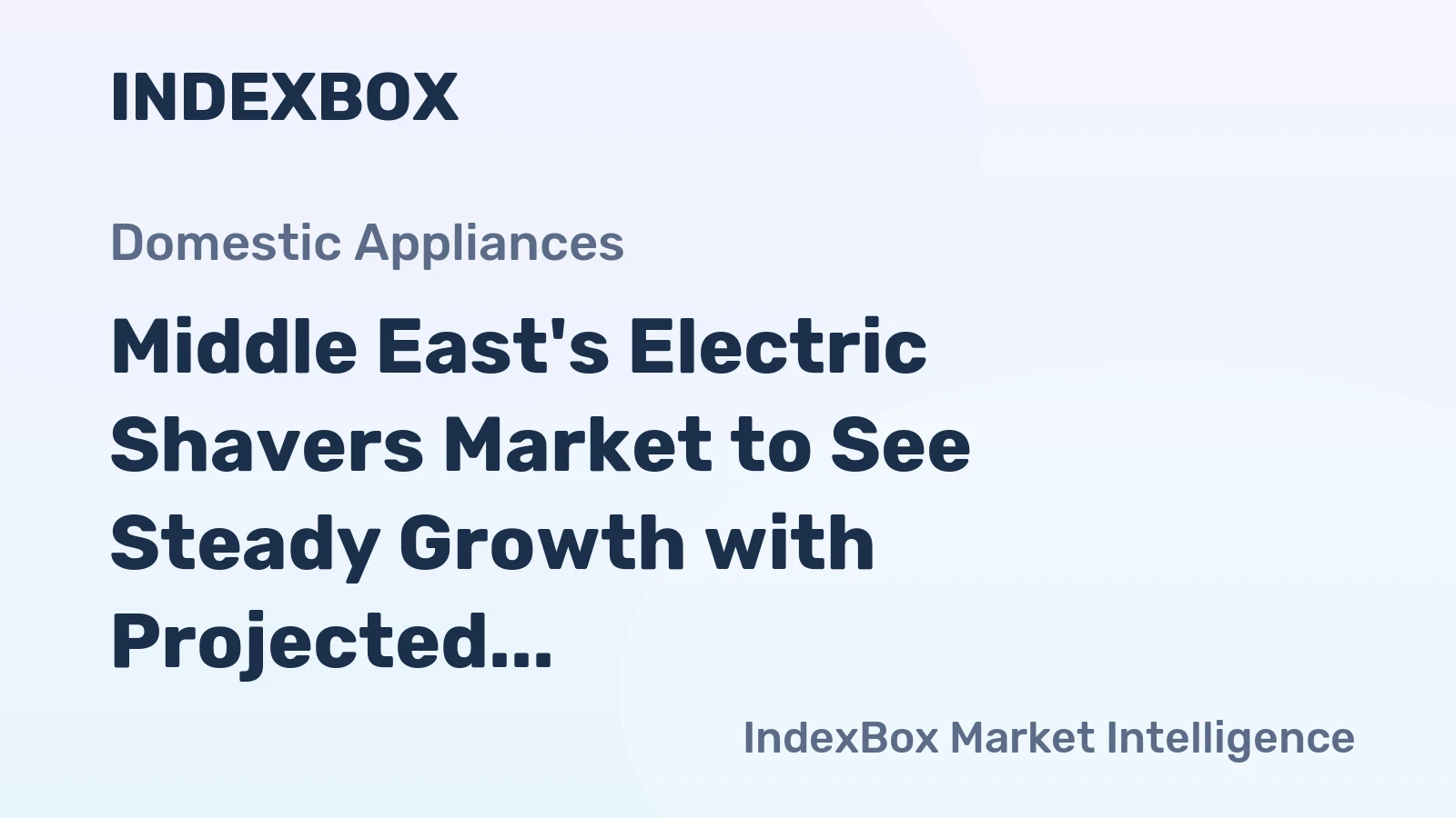 Middle East's Electric Shavers Market to See Steady Growth with Projected CAGR of +1.9% from 2024 to 2035