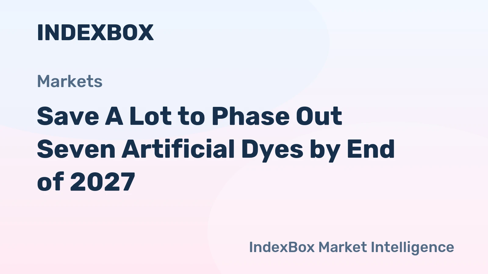Save A Lot to Phase Out Seven Artificial Dyes by End of 2027