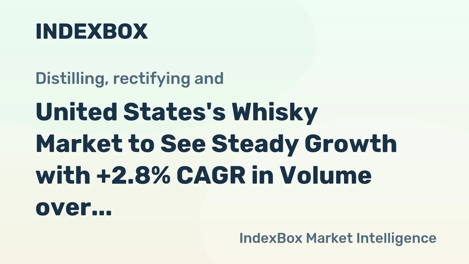 United States's Whisky Market to See Steady Growth with +2.8% CAGR in Volume over Next Decade