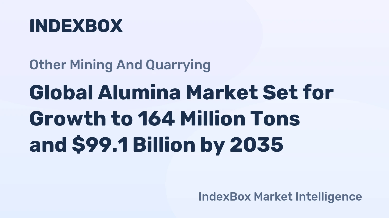 Global Alumina Market Set for Growth to 164 Million Tons and $99.1 Billion by 2035
