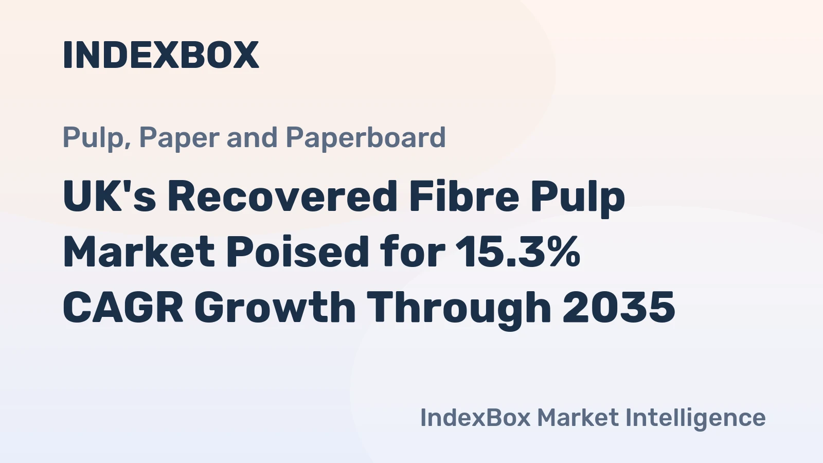 UK's Recovered Fibre Pulp Market Poised for 15.3% CAGR Growth Through 2035