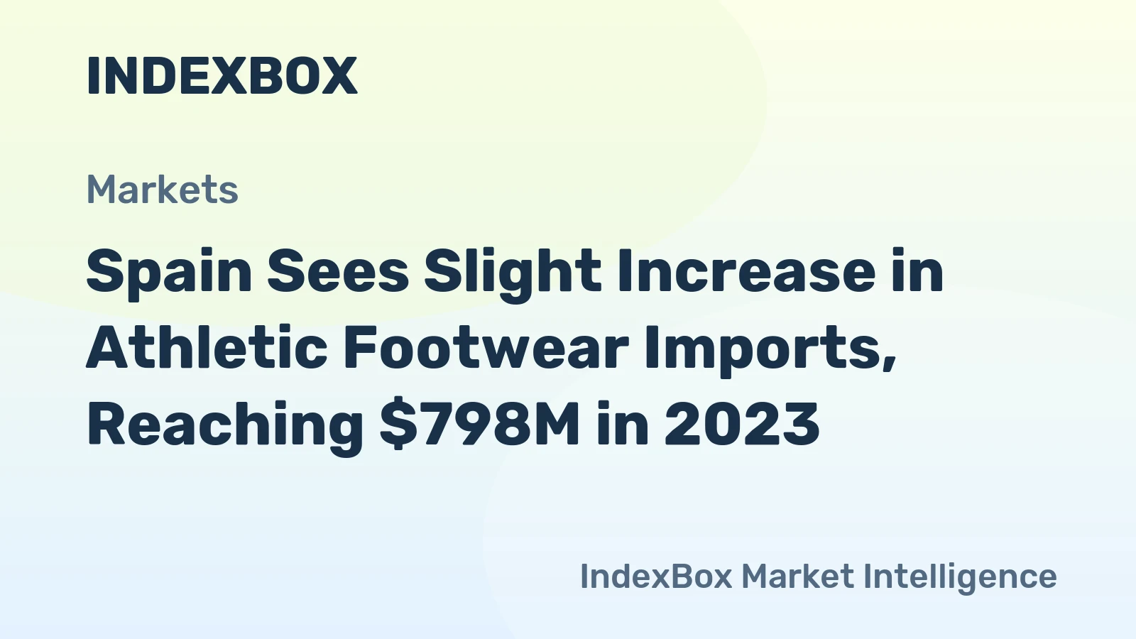 Spain Sees Slight Increase in Athletic Footwear Imports, Reaching $798M in 2023