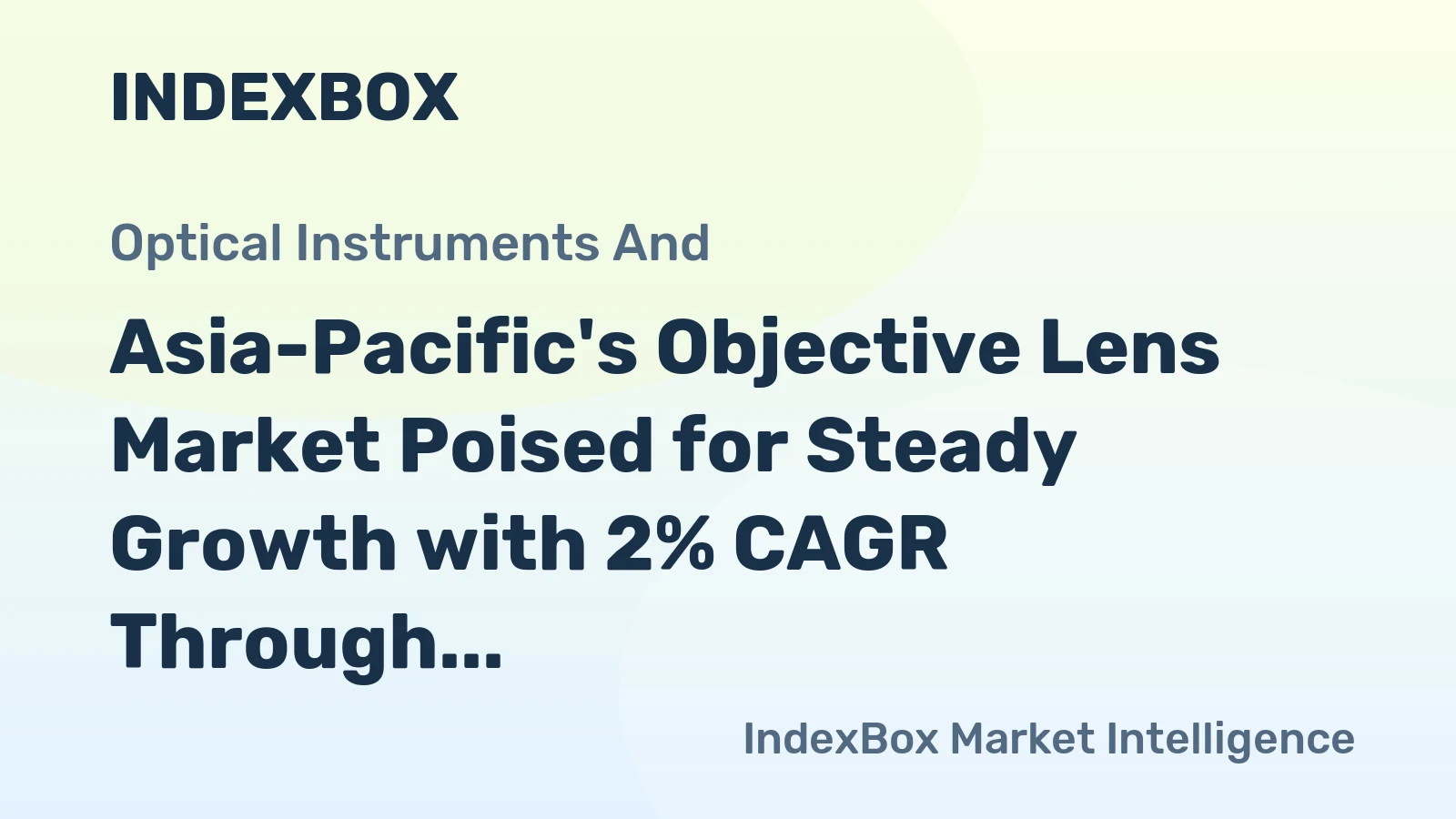 Asia-Pacific's Objective Lens Market Poised for Steady Growth with 2% CAGR Through 2035