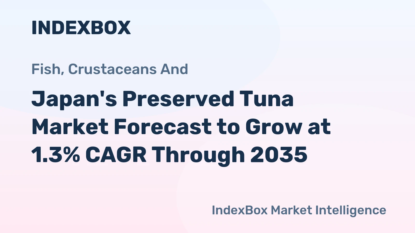 Japan's Preserved Tuna Market Forecast to Grow at 1.3% CAGR Through 2035