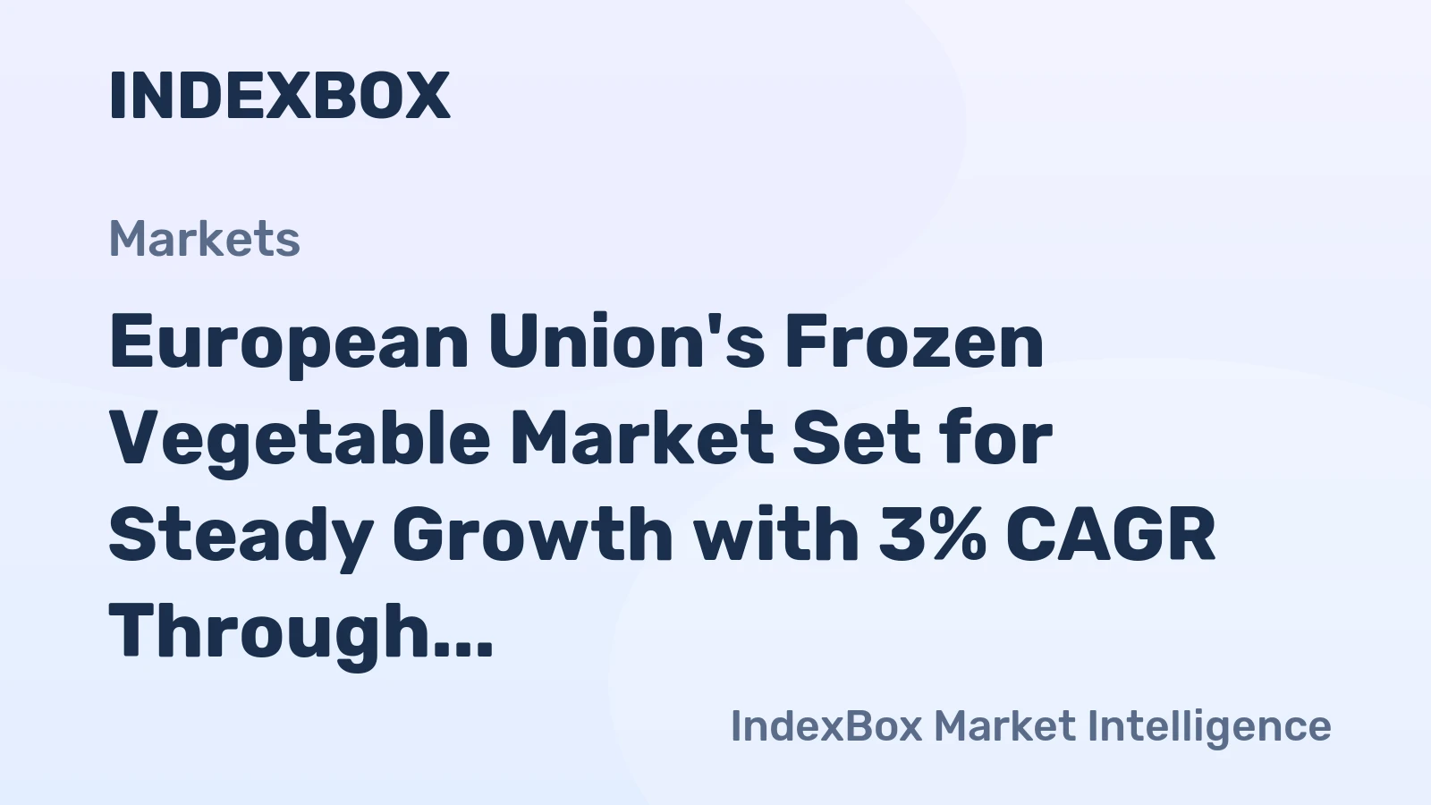 European Union's Frozen Vegetable Market Set for Steady Growth with 3% CAGR Through 2035