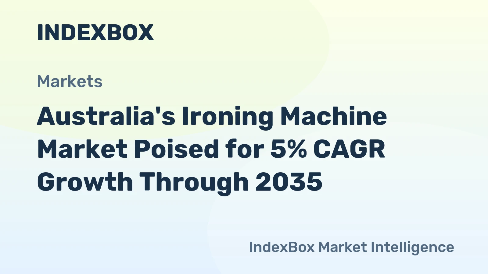 Australia's Ironing Machine Market Poised for 5% CAGR Growth Through 2035