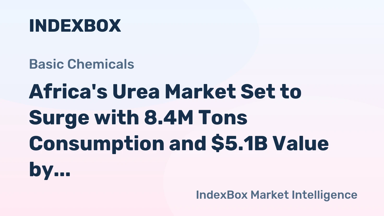 Africa's Urea Market Set to Surge with 8.4M Tons Consumption and $5.1B Value by 2035