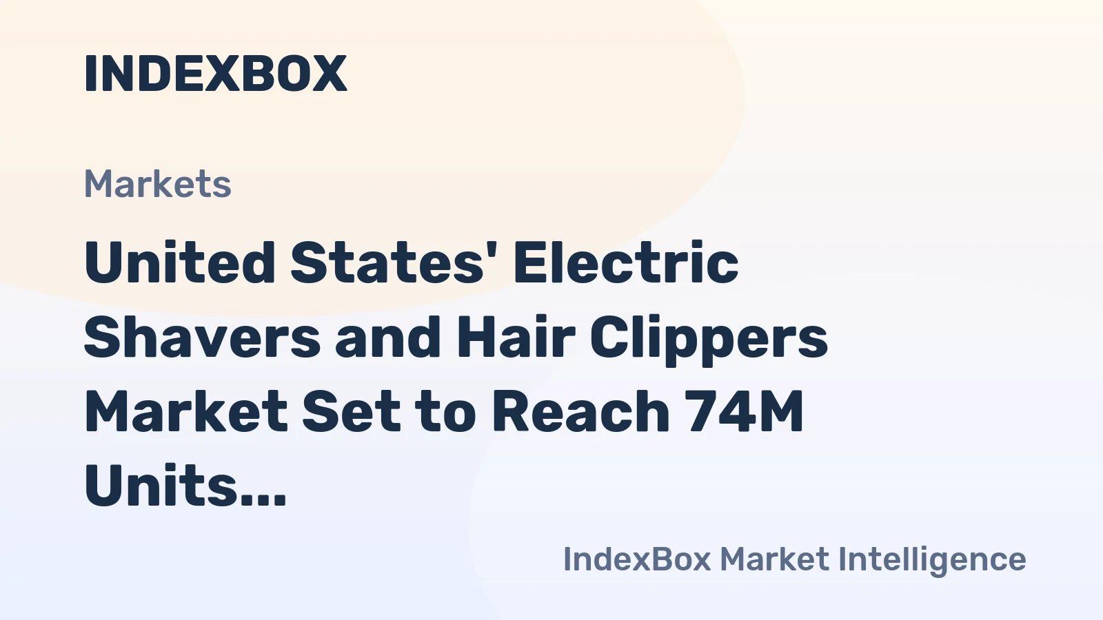 United States' Electric Shavers and Hair Clippers Market Set to Reach 74M Units and $682M by 2035
