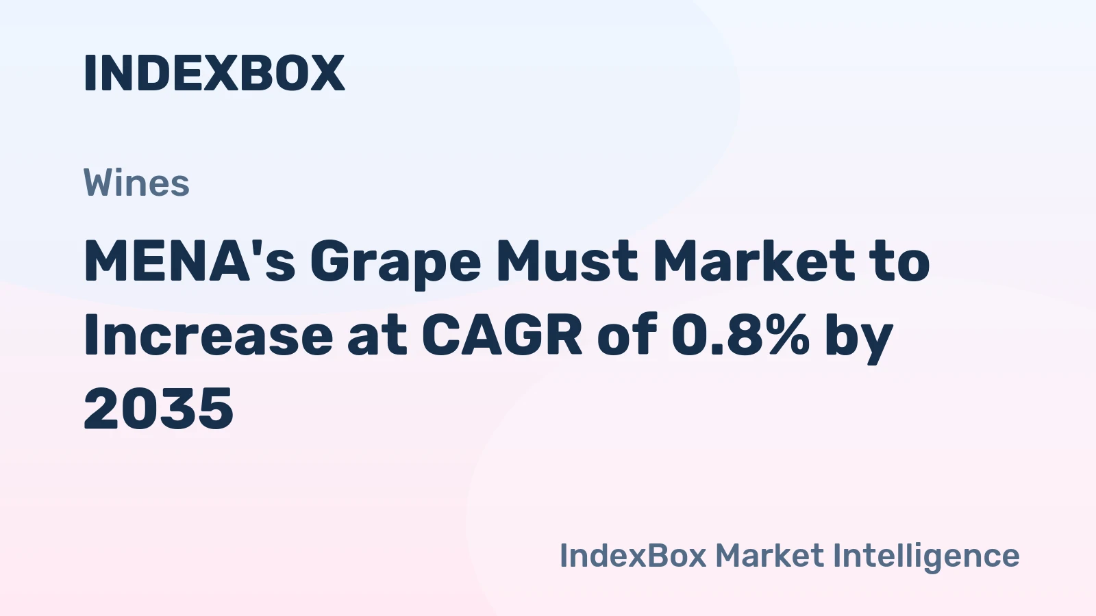 MENA's Grape Must Market to Increase at CAGR of 0.8% by 2035