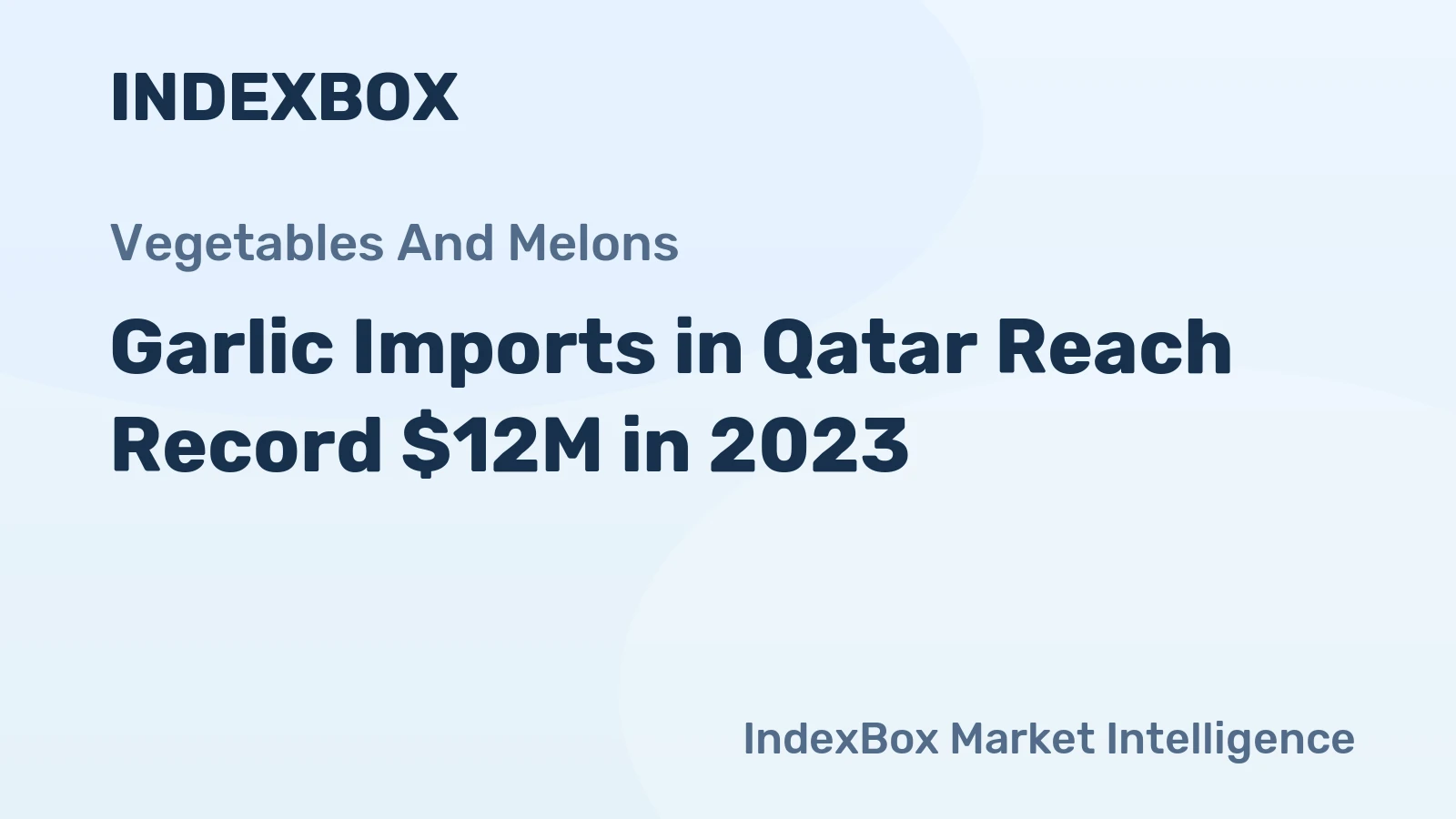 Garlic Imports in Qatar Reach Record $12M in 2023