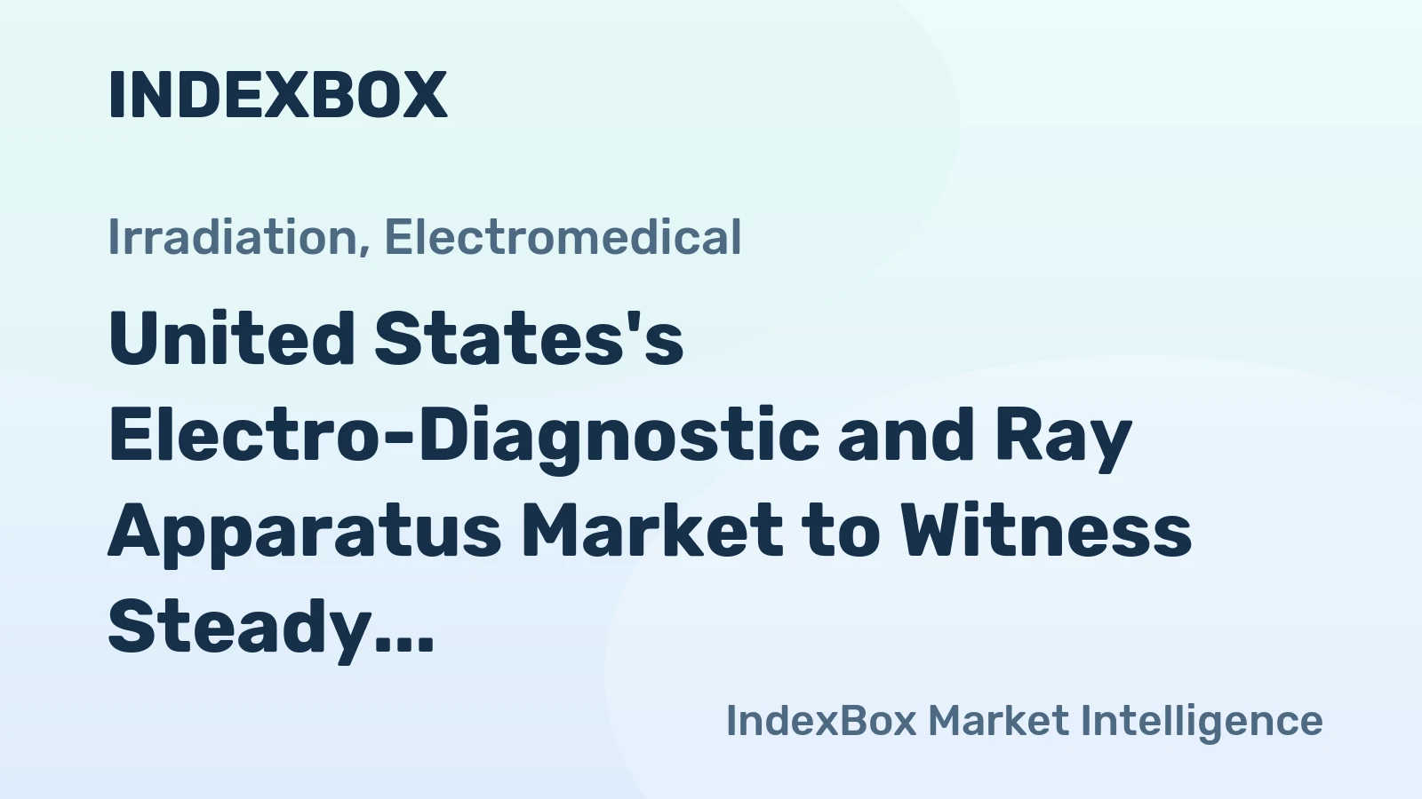 United States's Electro-Diagnostic and Ray Apparatus Market to Witness Steady Growth with +2.1% CAGR